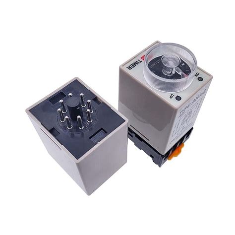 1 PC AH3 2 Power On Delay Timer AH3 3 Time Relay AC Universal Thick Stitch Time Set Range 1S 5S