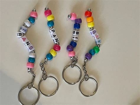 Kandi Gay Keychain Etsy Diy Kandi Bracelets Kandi Bracelets Clay