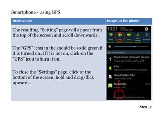 Turning On Smart Phone Gps PPT