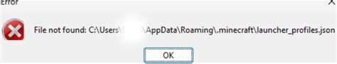 launcher profiles json missing on a fresh installation r tlauncher