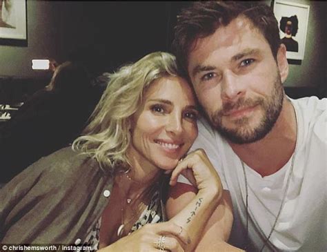 Chris Hemsworth And Elsa Pataky Enjoy Romantic Dinner Daily Mail Online