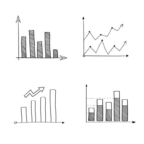 Free Vector Statistical Analysis Graphs