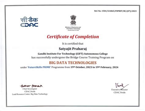 Satyajit Praharaj On Linkedin Bigdata Futureskillsprime