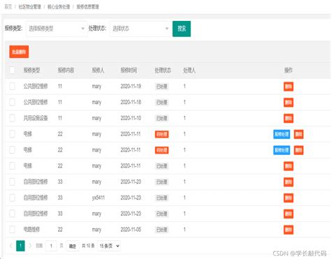 Java：springboot疫情小区管理系统源码（带论文） 学长敲代码