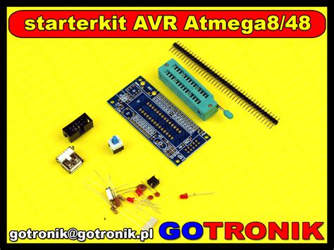 Mini Zestaw Uruchomieniowy Atmega8 Zestaw Do Samodzielnego Montażu
