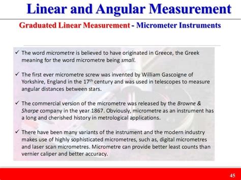 Unit 3 Lecture 1 2 Linear And Angular Measurementpptx