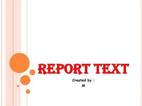 Report Text With Custom Animation Loop C Ppsx