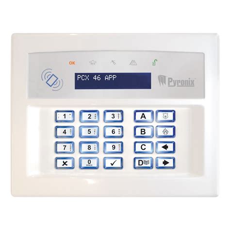 Pcx Lcdp W Lcd Keypad White Pyronix