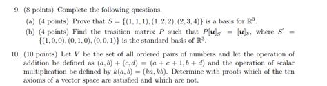 solved 9 8 points complete the following questions a