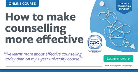 Online Effective Counselling Course Accredited Cpd Training