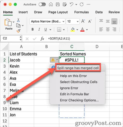 5 Tips To Avoid Spill Errors In Excel Codecraft Lab