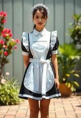 Woman French Maid Costume Face Swap ID 3764010 Woman French Maid Costume Face Swap ID 3764010