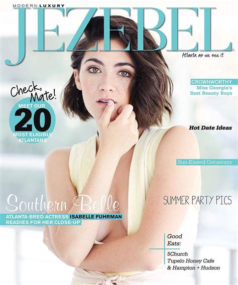 Isabelle Fuhrman Modern Luxury Scrolller