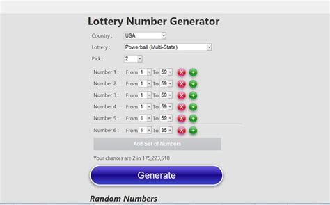 Lottery Number Generator Extension Opera Add Ons