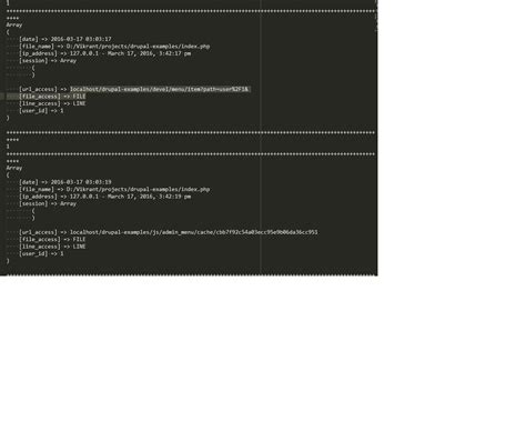 Write Logs In File Drupal Org
