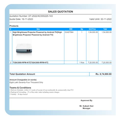 Quotation Builder Customised For Every Business