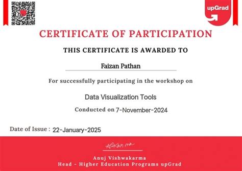 Workshop Datavisualization Upgrad Lifelonglearning Skilldevelopment Faizan Pathan