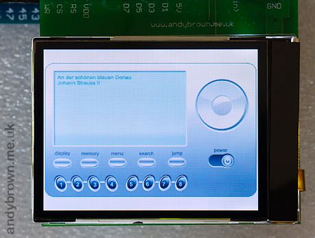 Nokia QVGA TFT LCD For The Arduino Mega Graphics Library Part Of Andys Workshop