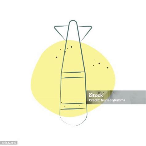 아이콘 어뢰 무기 기호와 관련이 있습니다 색상 별점 스타일 심플한 디자인 편집 가능 간단한 일러스트레이션 강철에 대한 스톡 벡터 아트 및 기타 이미지 Istock