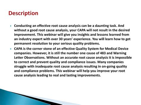 Root Cause Analysis And Capa Ppt