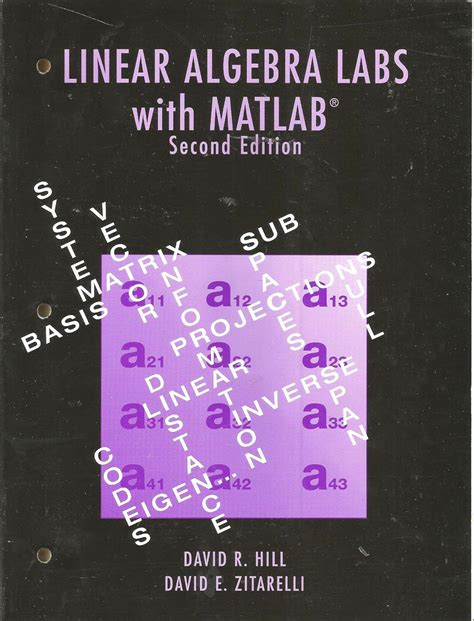 Linear Algebra Labs With Matlab 9780135054390 David R Hill Books