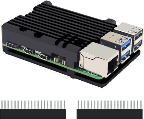 Amazon Com Geekworm Aluminum Passive Cooling Armor Heatsink Case For Raspberry Pi Electronics