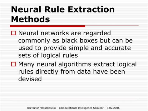 Ppt Rule Extraction In Neural Networks A Survey Powerpoint Presentation Id317007