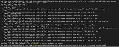 typeerror create target machine got an unexpected keyword argument