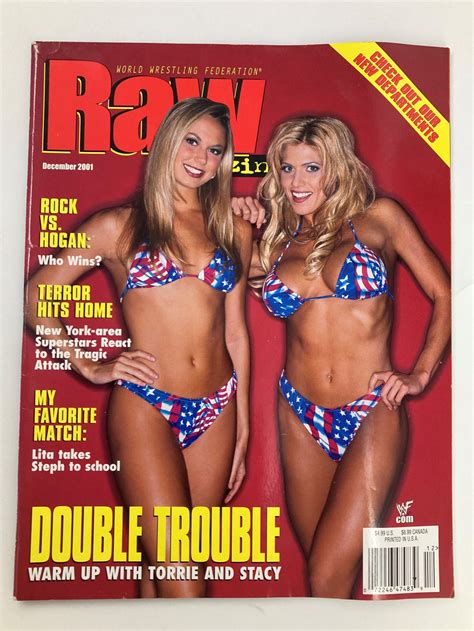 Wwf Raw Magazine December 2001 Vintage