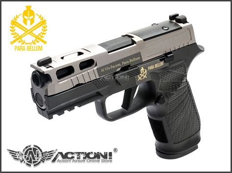parabellum p320 pro wc custom 鋁合金滑套外管 gbb氣動手槍 3 9 鈦