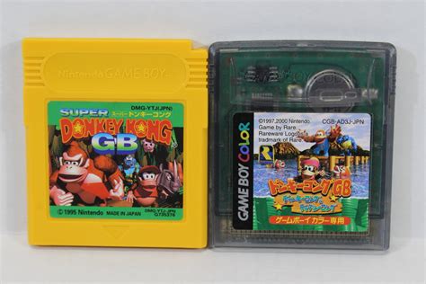 Lot Of 2 Super Donkey Kong Country And Gb Dinky And Dixie Kong Gb B Retro Games Japan
