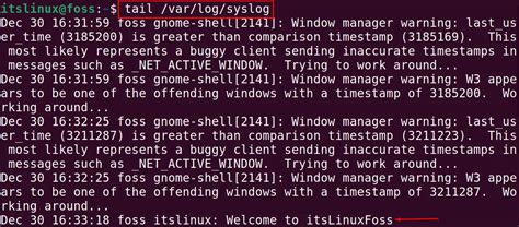 How To Use Logger Command In Linux Its Linux Foss