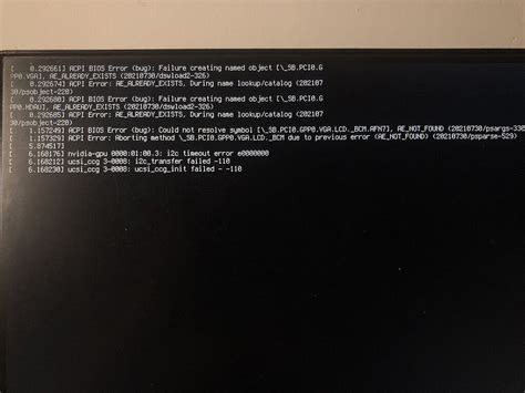 Gets An Error Message Every Time It Boots Acpi Bios Error Bug