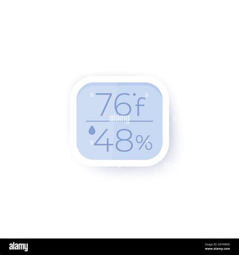 Temperature And Humidity Monitor Vector Design Stock Vector Image And Art Alamy