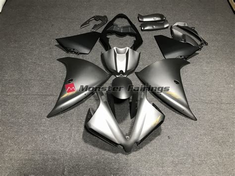 Yamaha R1 2012 2014 Matte Grey Abs Fairings Monster Fairings