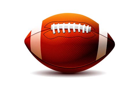 현실적인 스타일의 스포츠와 승리 개념 고립된 흰색 배경에서 미식축구를 하기 위한 축구공 0명에 대한 스톡 벡터 아트 및 기타