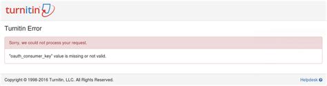 Troubleshooting Turnitin Integration Issues