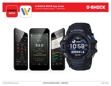 G-SHOCK MOVE App Guide for GSWH1000: Quick Hardware and Wear OS Walkthrough