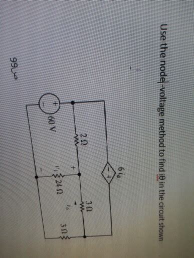 Solved Use The Node Voltage Method To Find Io In The Chegg