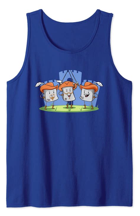 Three Musketeers CTRL ALT ENTF Computer Nerd Humor Tank Top