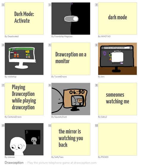 Dark Mode Activate Drawception