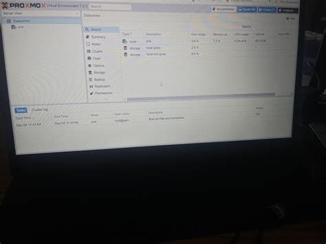 proxmox initiated r homeserver