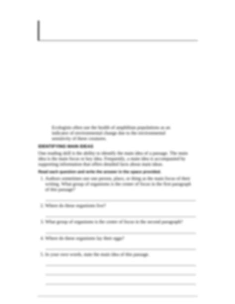 Skills Worksheet Active Reading Section The Ozone Shield