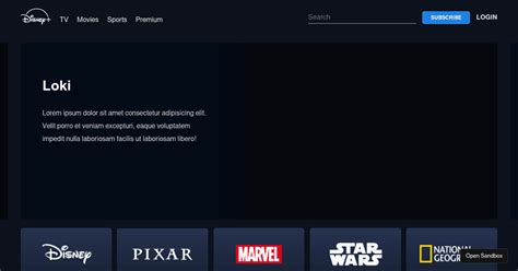 Html Css Js Codesandbox