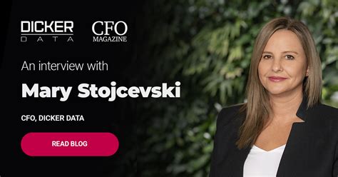 Dicker Data On Linkedin Mary Stojcevski Cfo Dicker Data