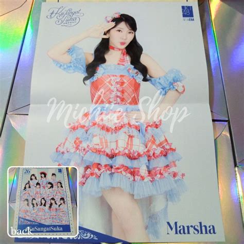 Jual Poster Marsha Jkt48 Kusangatsuka Special Set Official Poster