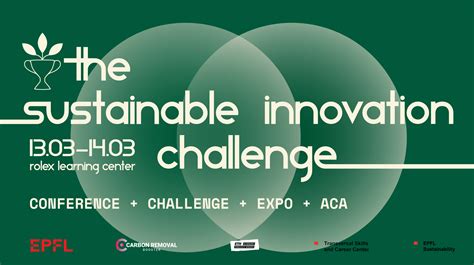 Epfl Sic 📅 Join The Epfl Sustainable Innovation Challenge