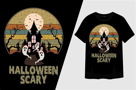 Halloween Scary T Shirt Design Graphic By Arsalangraphic999 · Creative