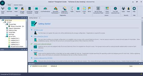 getting started with datacore sansymphony