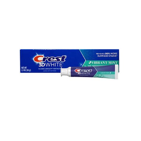Crest 3d White Vibrant Mint Toothpaste 23 Oz Case 24 Units